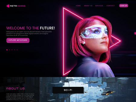 Futuristic Website designs, themes, templates and downloadable graphic ...