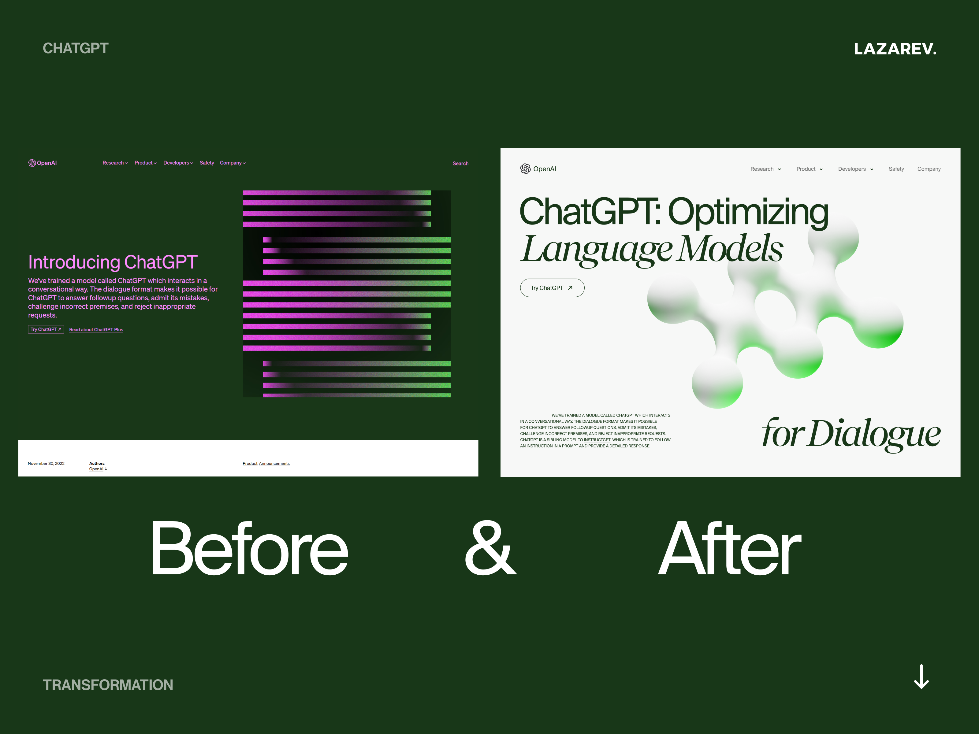 AI tool redesign, Before & After | Lazarev. by Lazarev. | Web Design ...