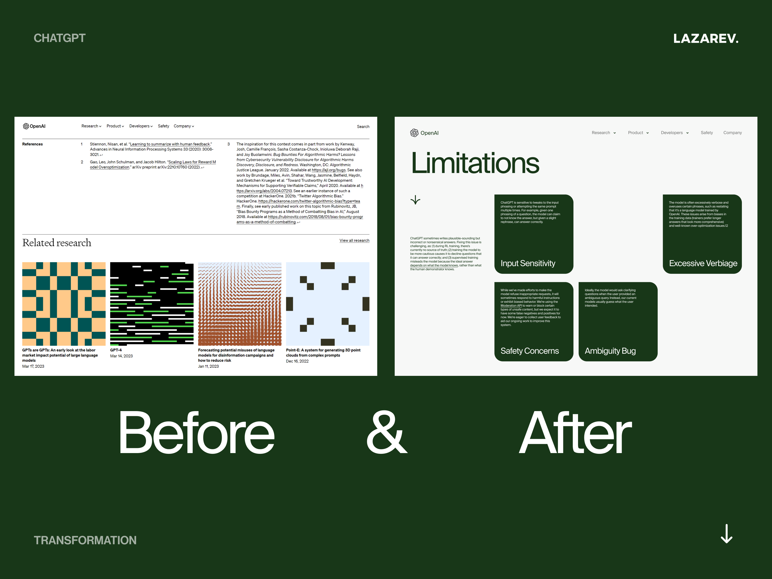 AI tool redesign, Before & After | Lazarev. by Lazarev. | Web Design ...