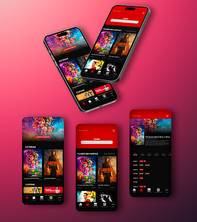 Browse thousands of Cine App images for design inspiration | Dribbble