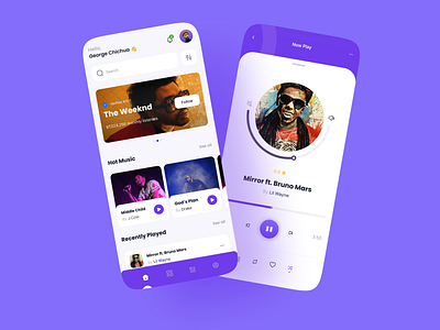Music App - Light Mode by George Chichua on Dribbble