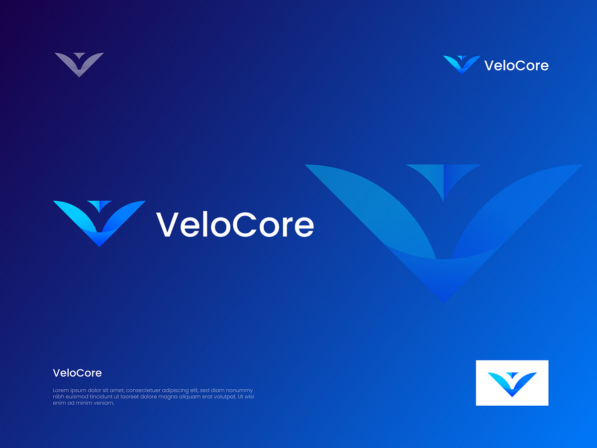 logo, Letter v logo, velocore logo design by Md Mishad Mahamud | Mishad ...