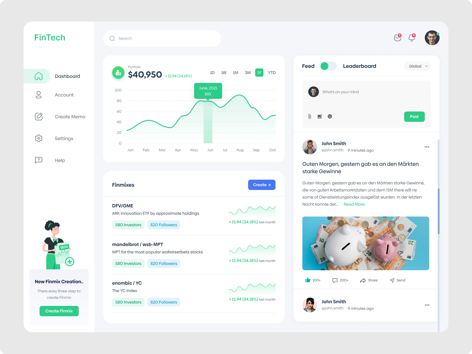 Social Web App by Shuhanur Rahman on Dribbble