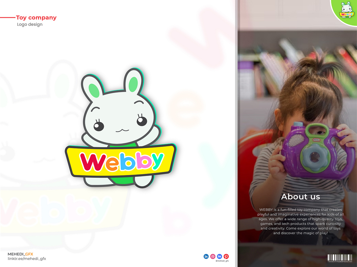 Toy company logo design by Mehedi GFX on Dribbble