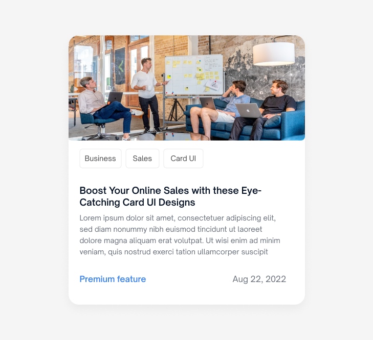 Card UI designs by Himanshu Kandpal on Dribbble