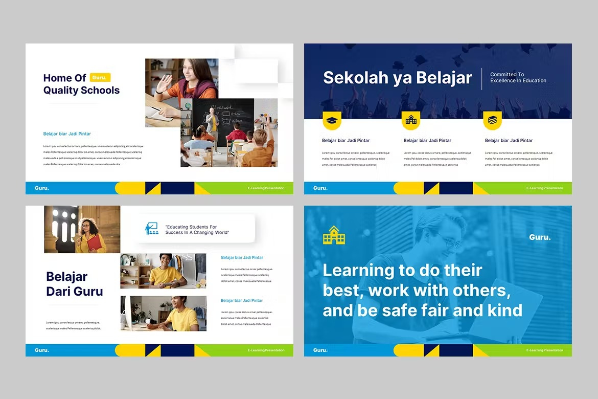 GURU - Education and Course Powerpoint Template by Deck Genius on Dribbble