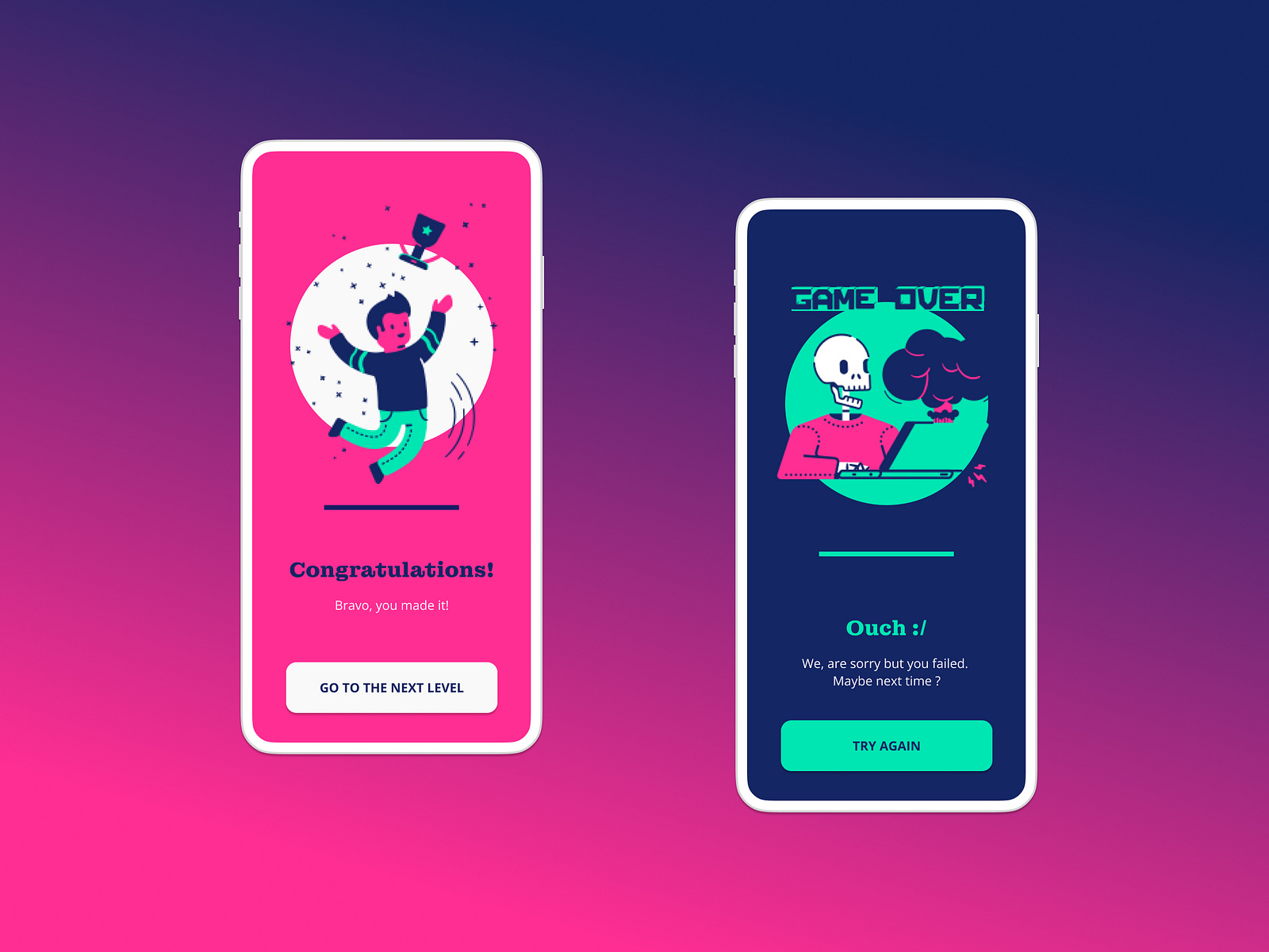 Daily UI #011 - Flash Message by Jean-Baptiste Vachon - V.85' on Dribbble