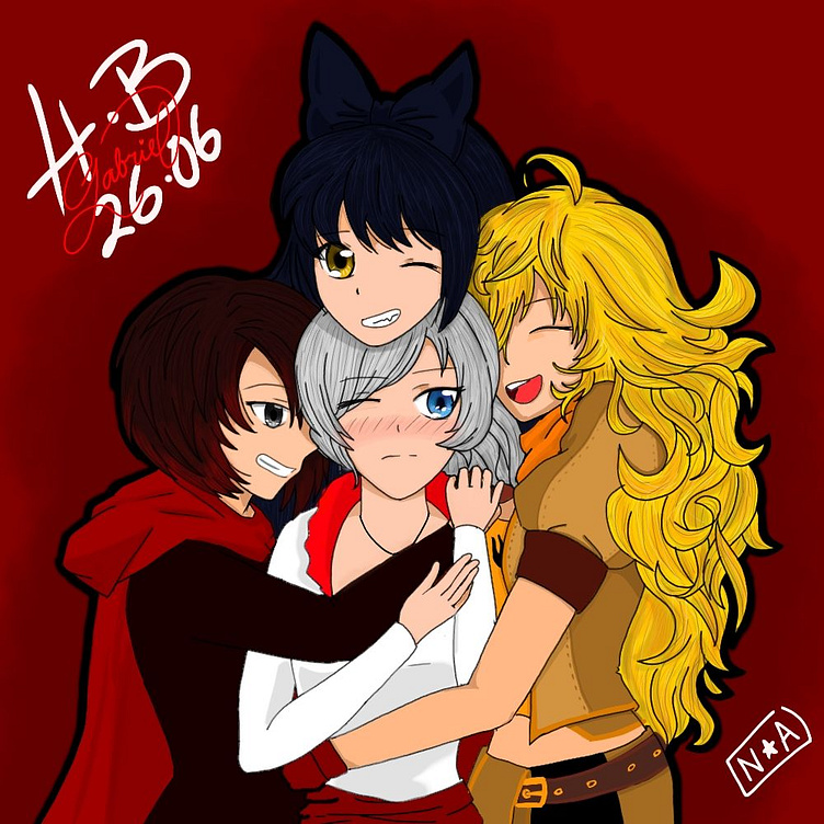 Fanart Rwby By Alejandra Ugarte On Dribbble