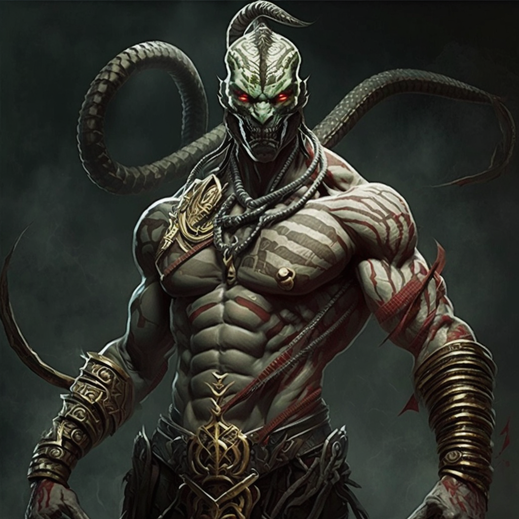 Humanoid Snake Warrior