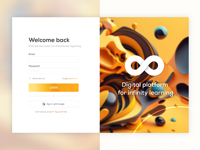 Sign Up / Login Form UI/UX Prototype Page Template Design by SM Shopnil ...