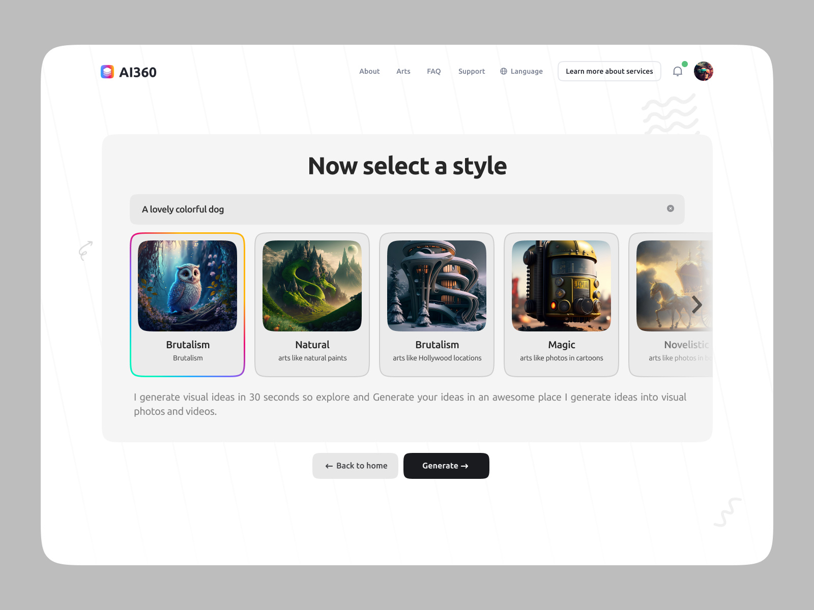 AI generation process web design by Roohi Koohi on Dribbble