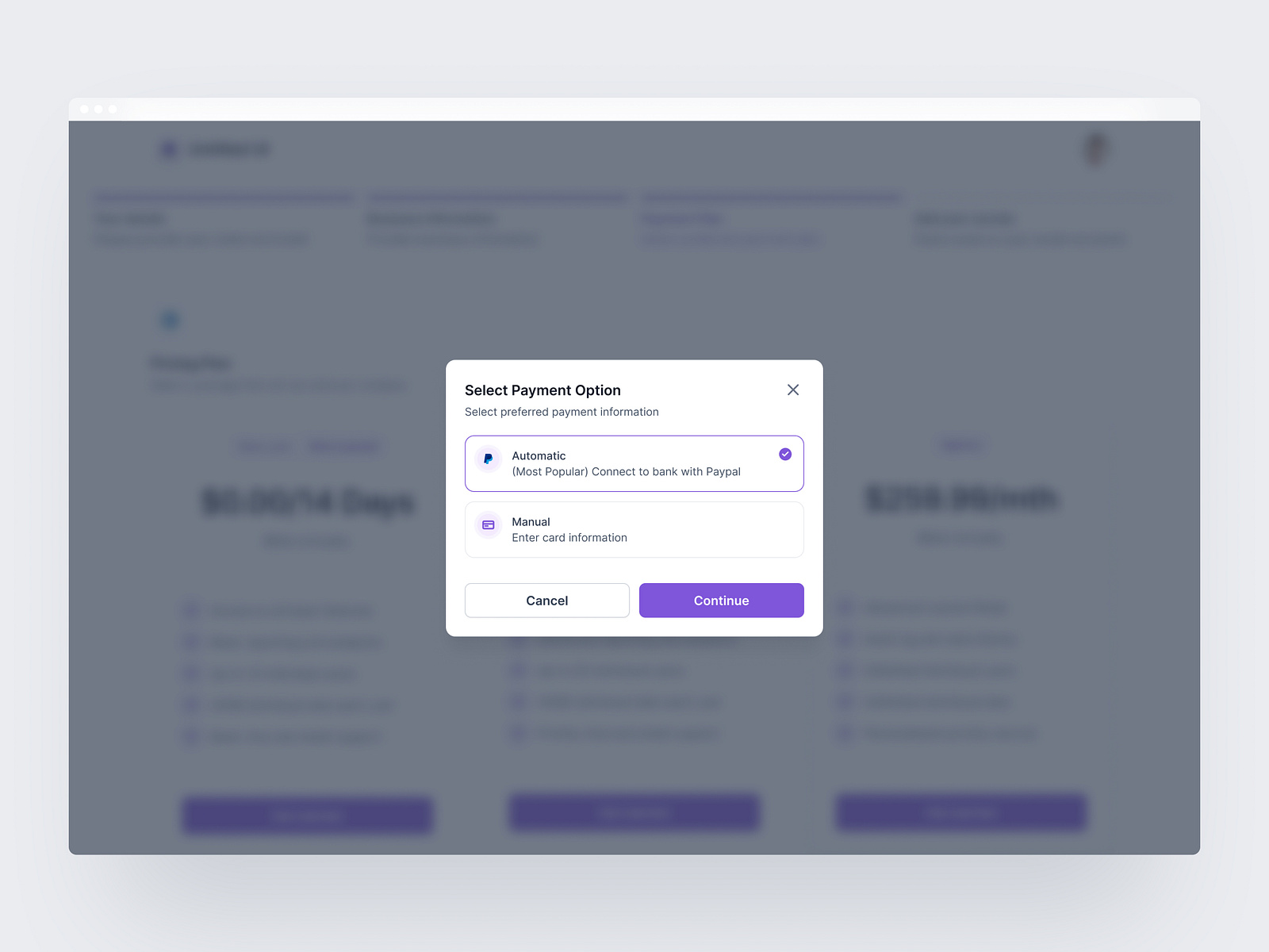 Select Payment option UI exploration by Tife Olayinka on Dribbble