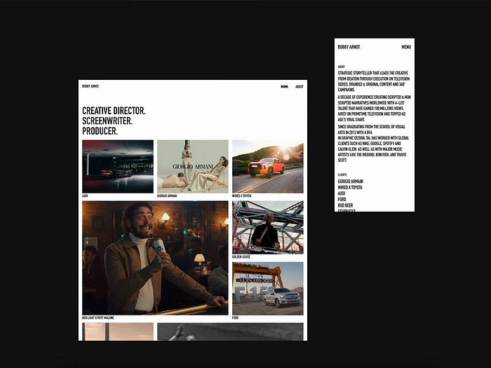 Browse thousands of Personal Portfolio images for design inspiration ...