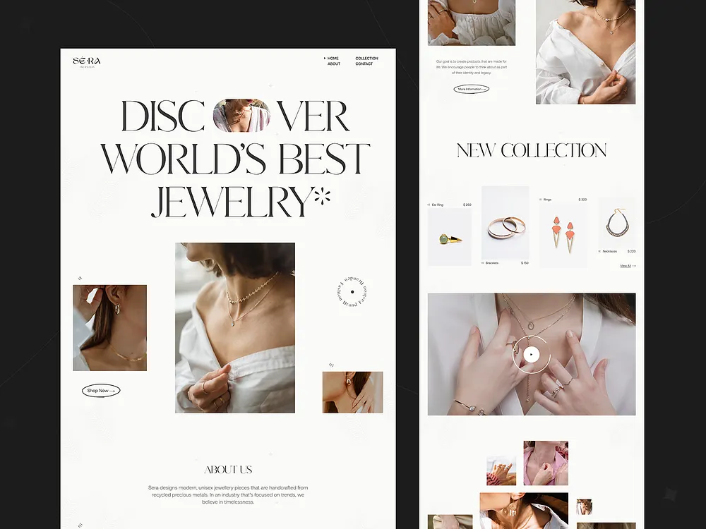 Jewelry Website designs, themes, templates and downloadable graphic ...