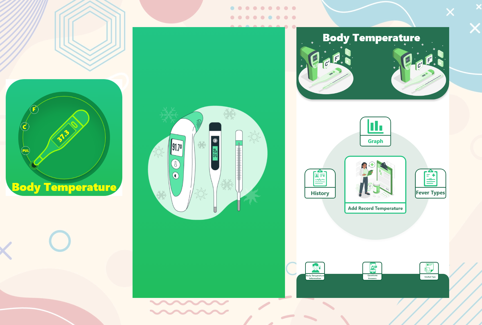 Body Temperature UI Design by waqif on Dribbble