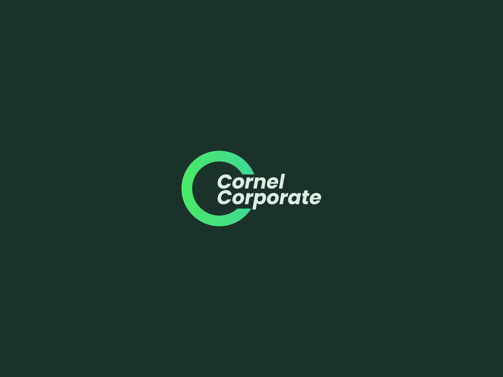 Cornel corporate logo and CC logo icon design by Tajulislam12 on Dribbble