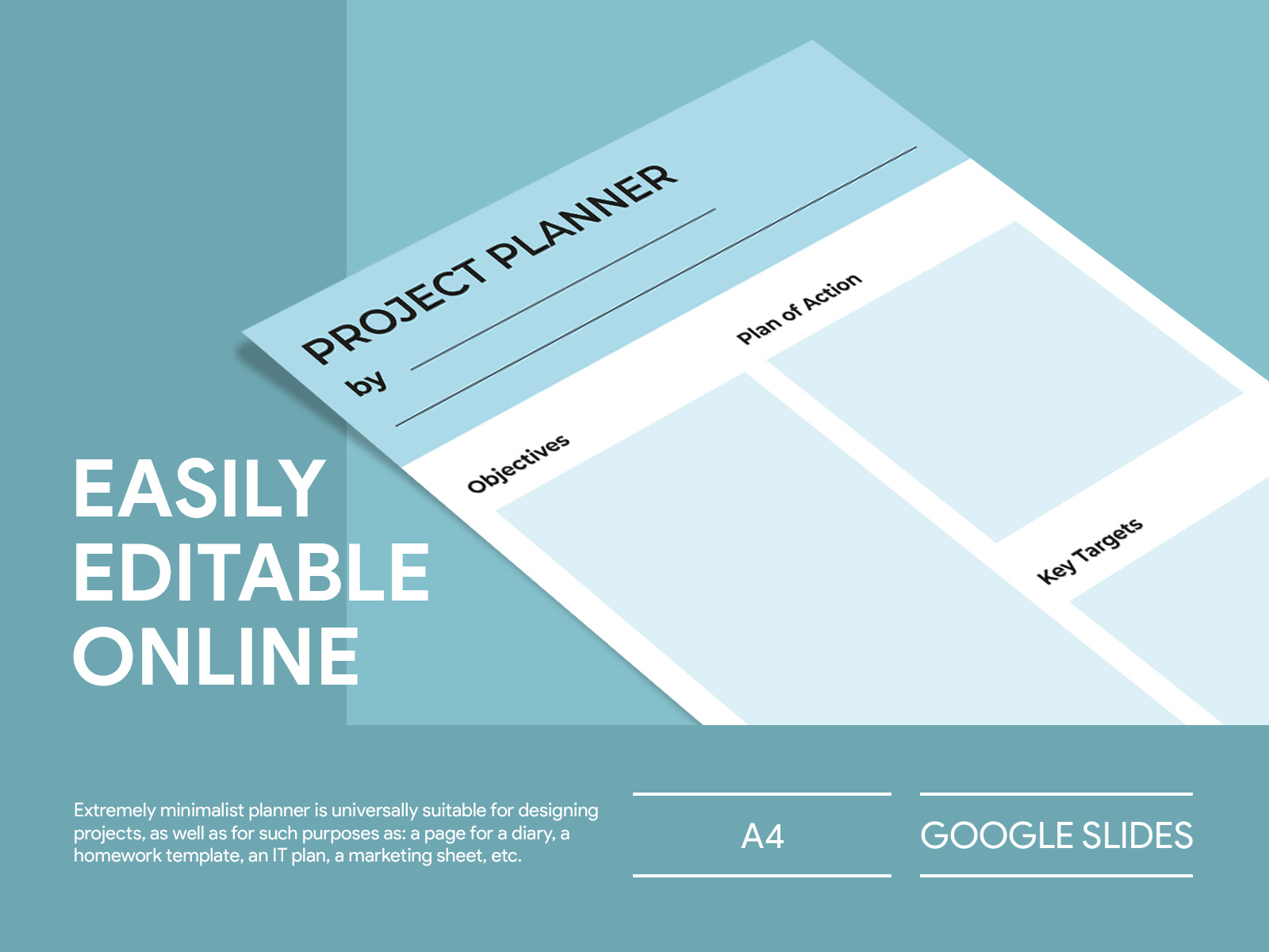 Simple Project Planner Free Google Docs Template by Gdoc on Dribbble