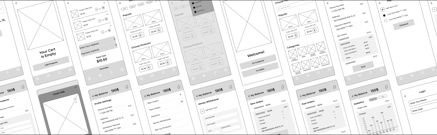 My Farm - UX&UI design for mobile app by Lily Smirnova on Dribbble