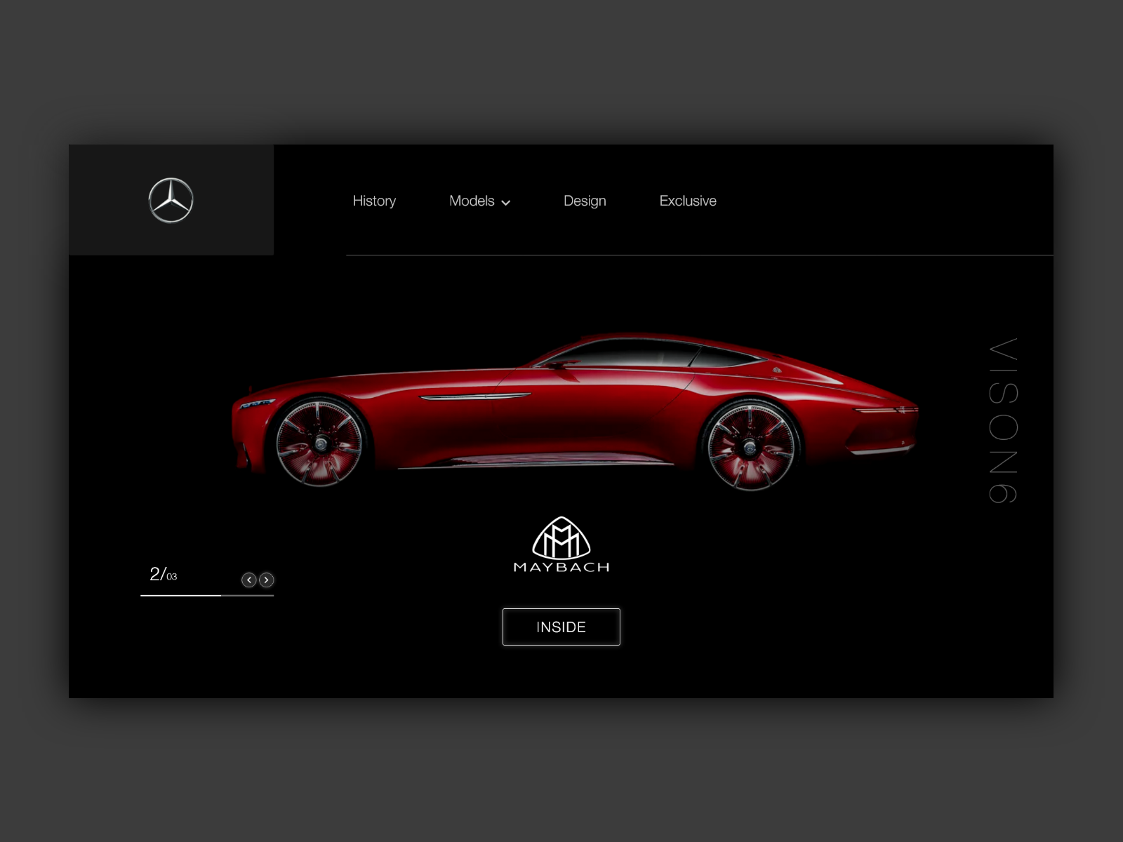 Maybach car UI concept by Gary ML on Dribbble