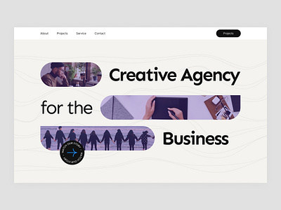 Creative Digital Agency Website by Ashish on Dribbble