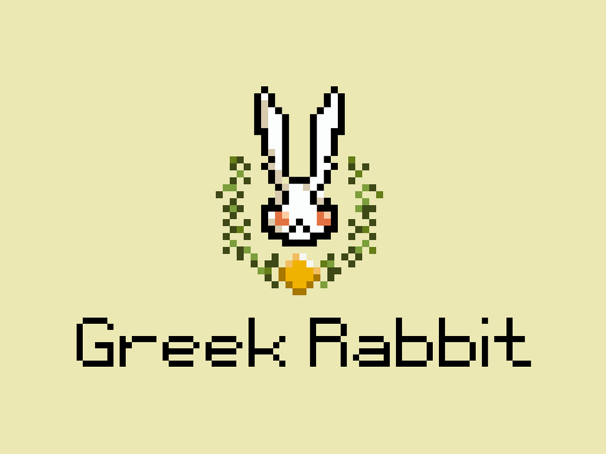 Greek Rabbit by Amanturlogo on Dribbble