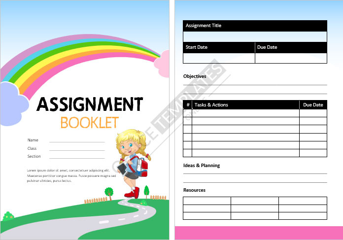 School Student Diary/Planner Templates for MS Word by Office Templates ...