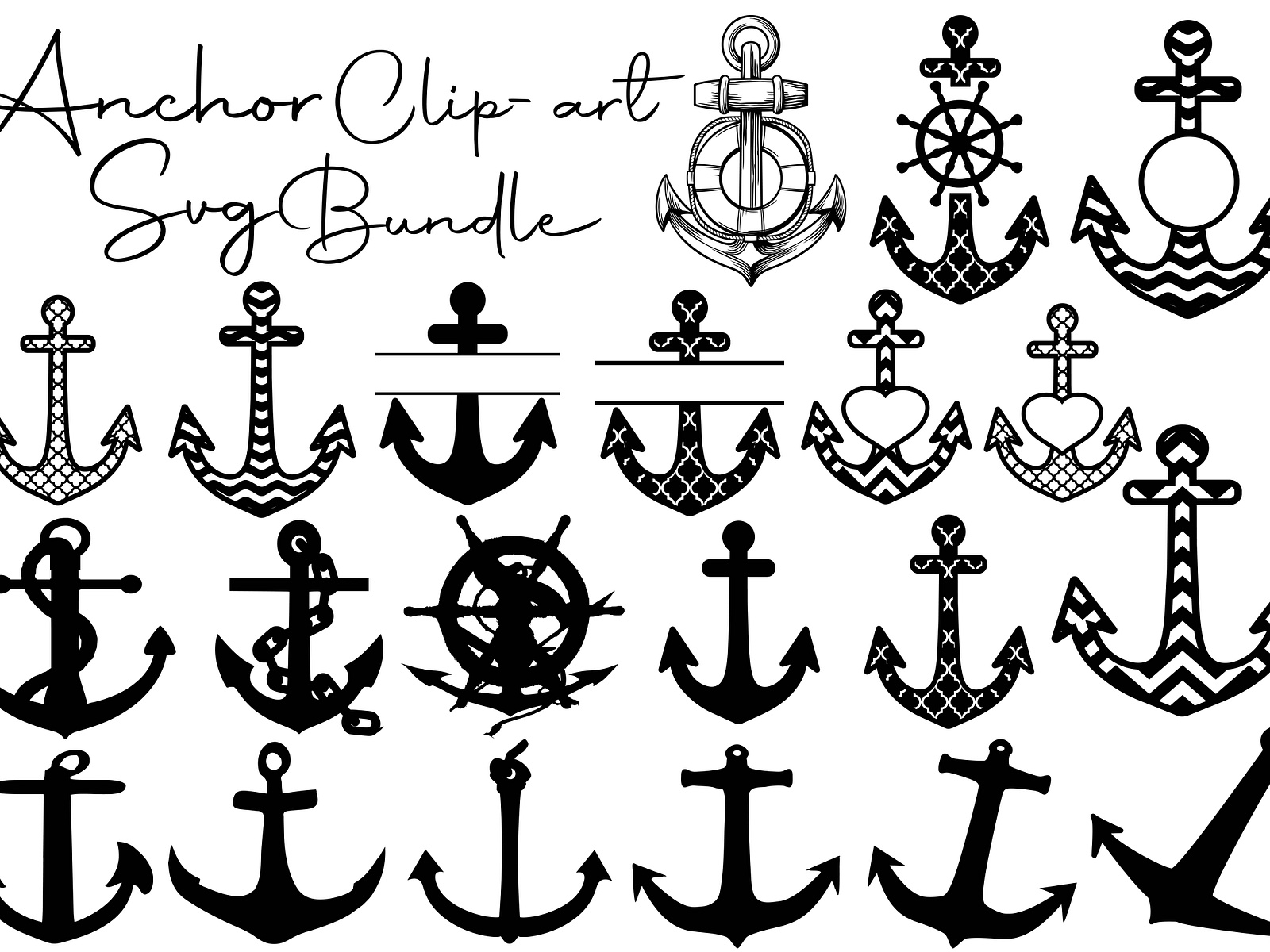 Anchor Svg Bundle By Ella On Dribbble