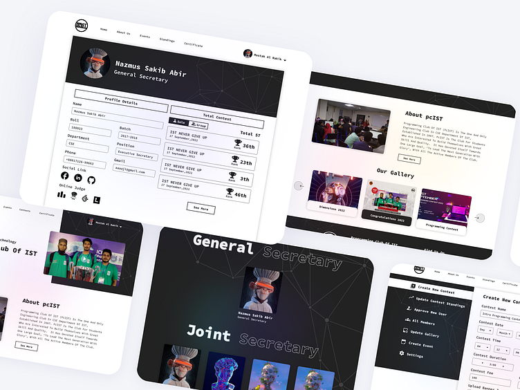 Programming Club of IST | Web UI Design by Mostak Al Mehidi Rakik on ...