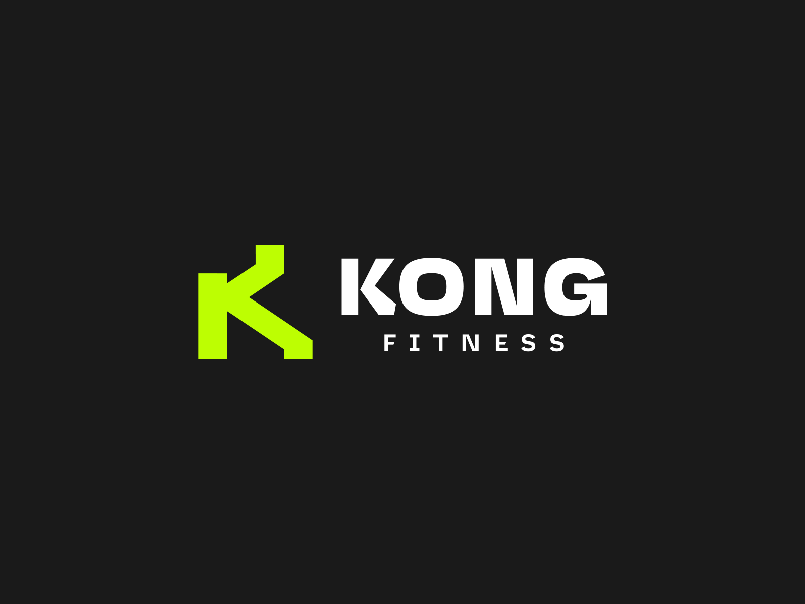 KONG Fitness Logo Animation by Mohamad Shahrestani on Dribbble