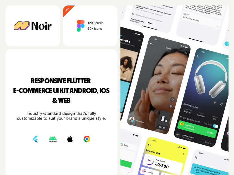 Noir- Flutter E Commerce App UIKIT by Shadhin on Dribbble Noir- Flutter E Commerce App UIKIT by Shadhin on Dribbble