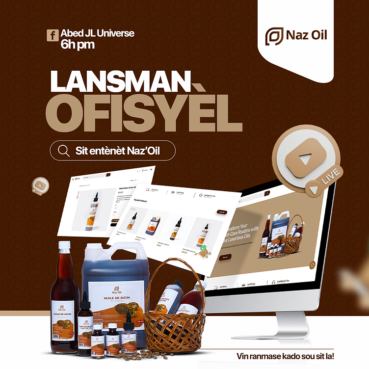 Social Media Design for Naz'Oil by KGO Build on Dribbble
