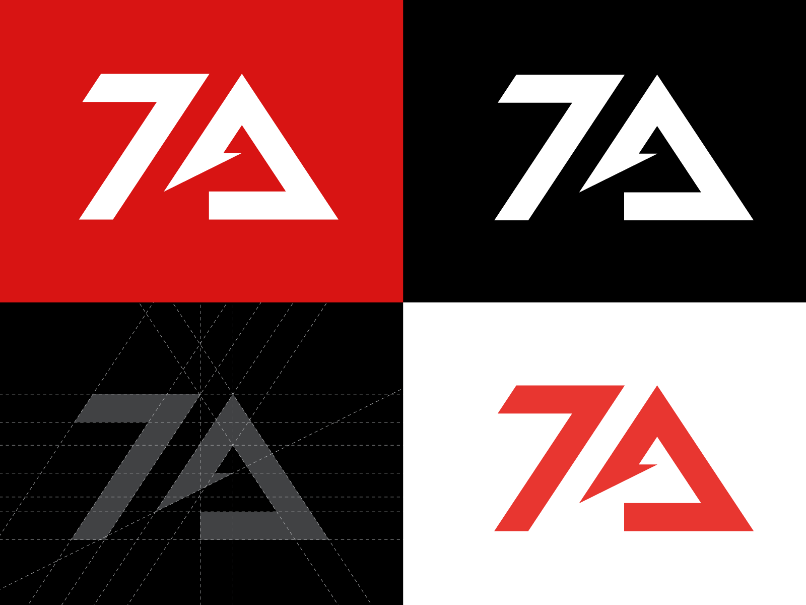 7A - Sport Brand Identity by Darbo on Dribbble