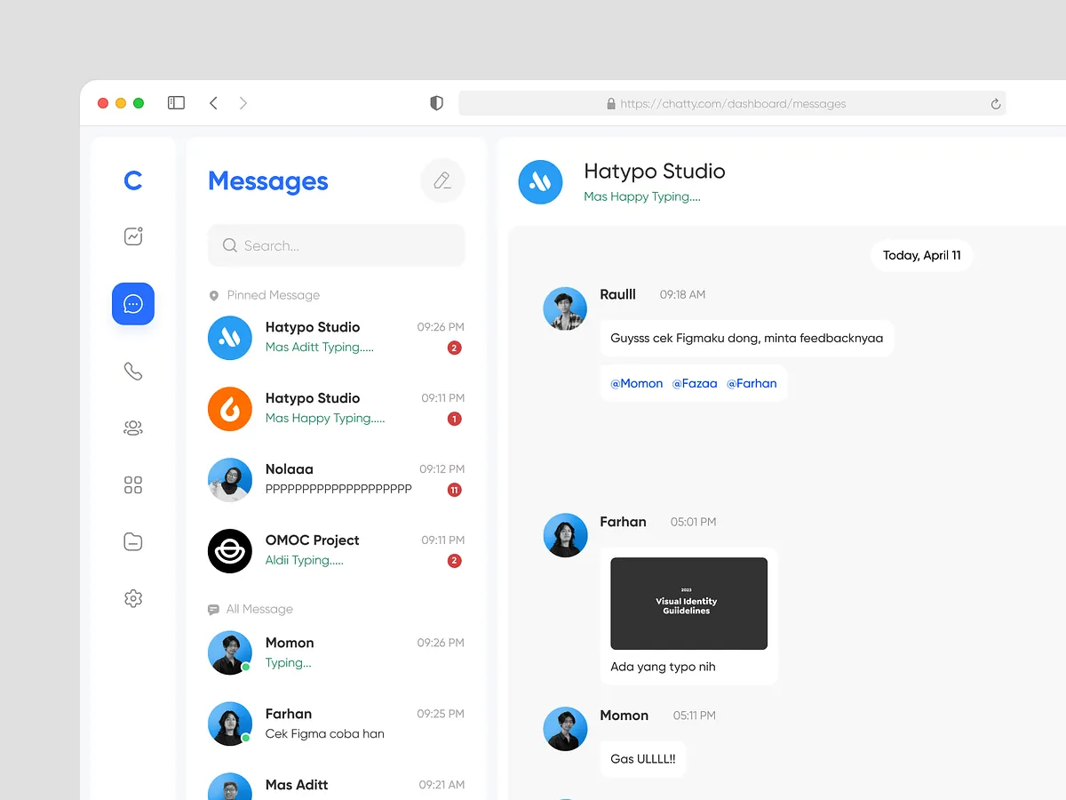 Chat Dashboard designs, themes, templates and downloadable graphic ...