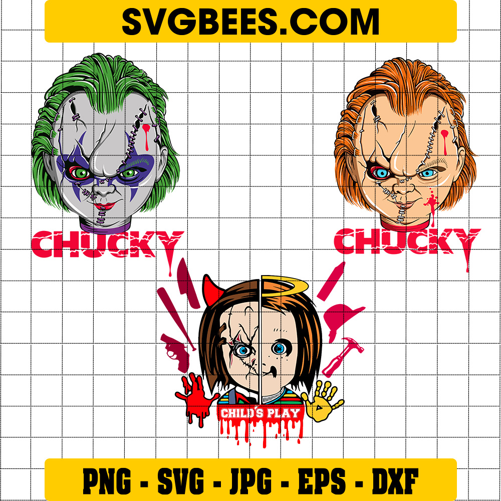Chucky Face SVG by SVGbees: SVG Files for Cricut - Get Premium SVGs on ...