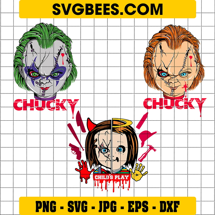 Chucky Face SVG by SVGbees: SVG Files for Cricut - Get Premium SVGs on ...
