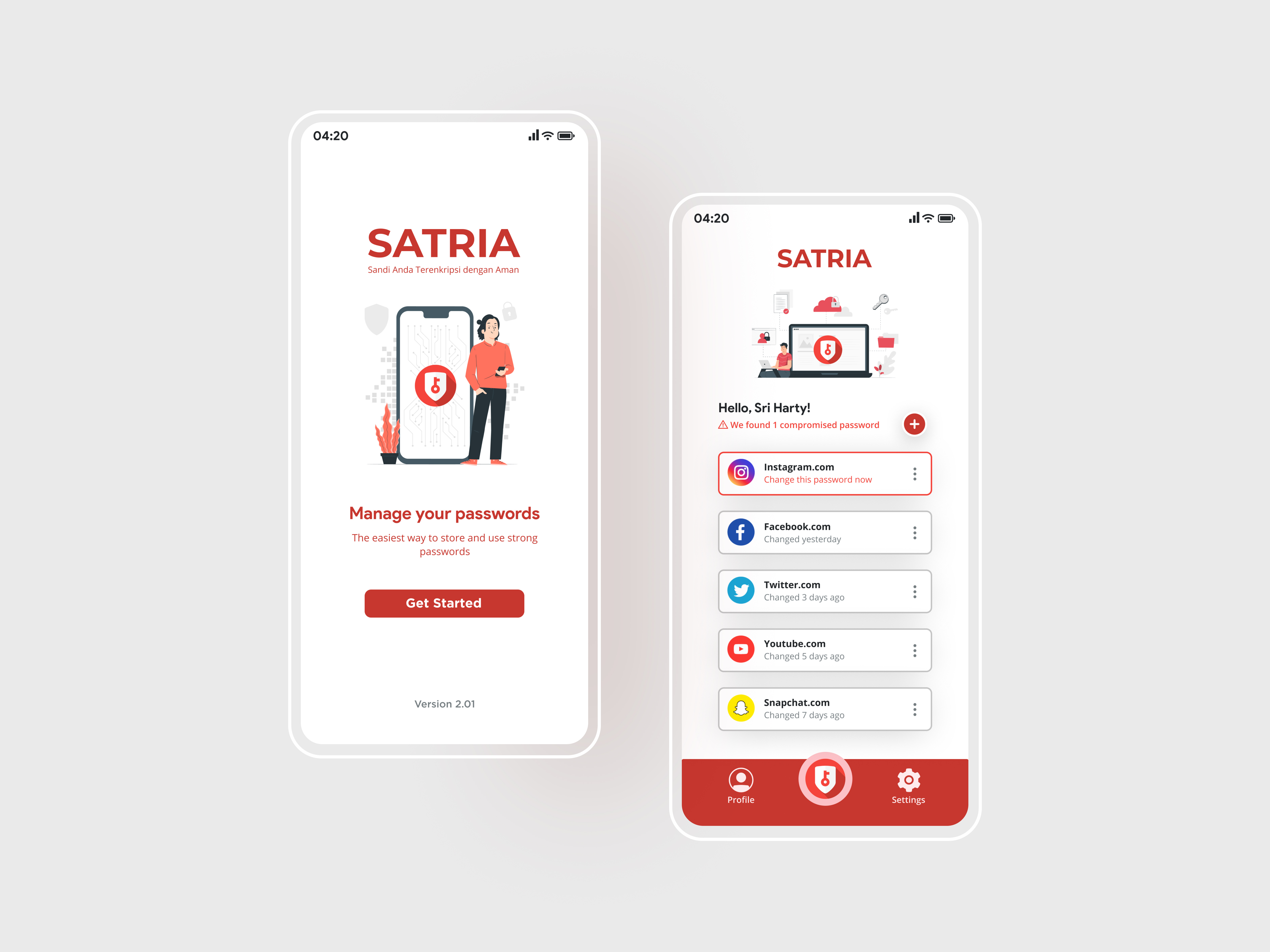 Password Manager Mobile App by Sri Harty on Dribbble
