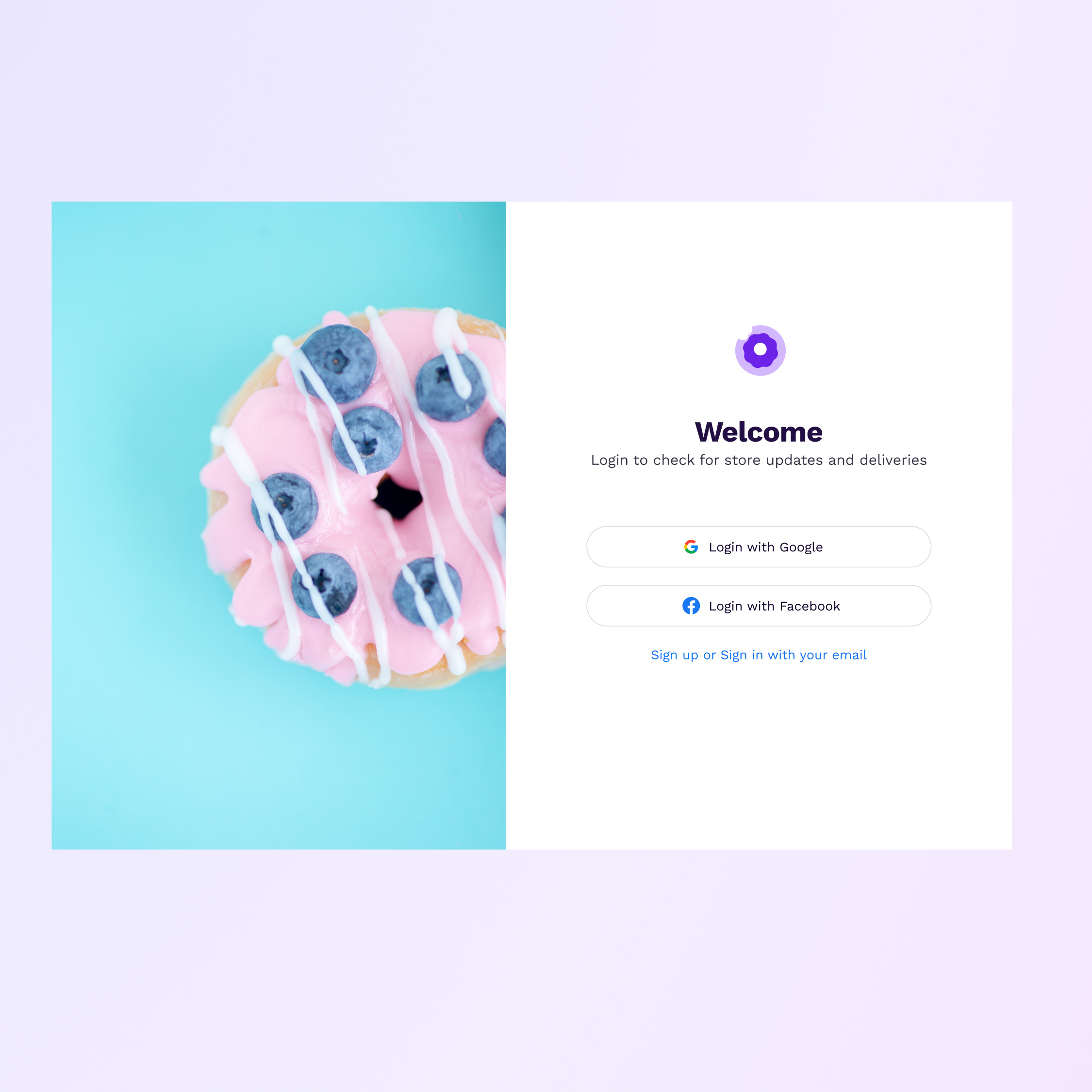 Login / SSO Page by Danah Reyes on Dribbble