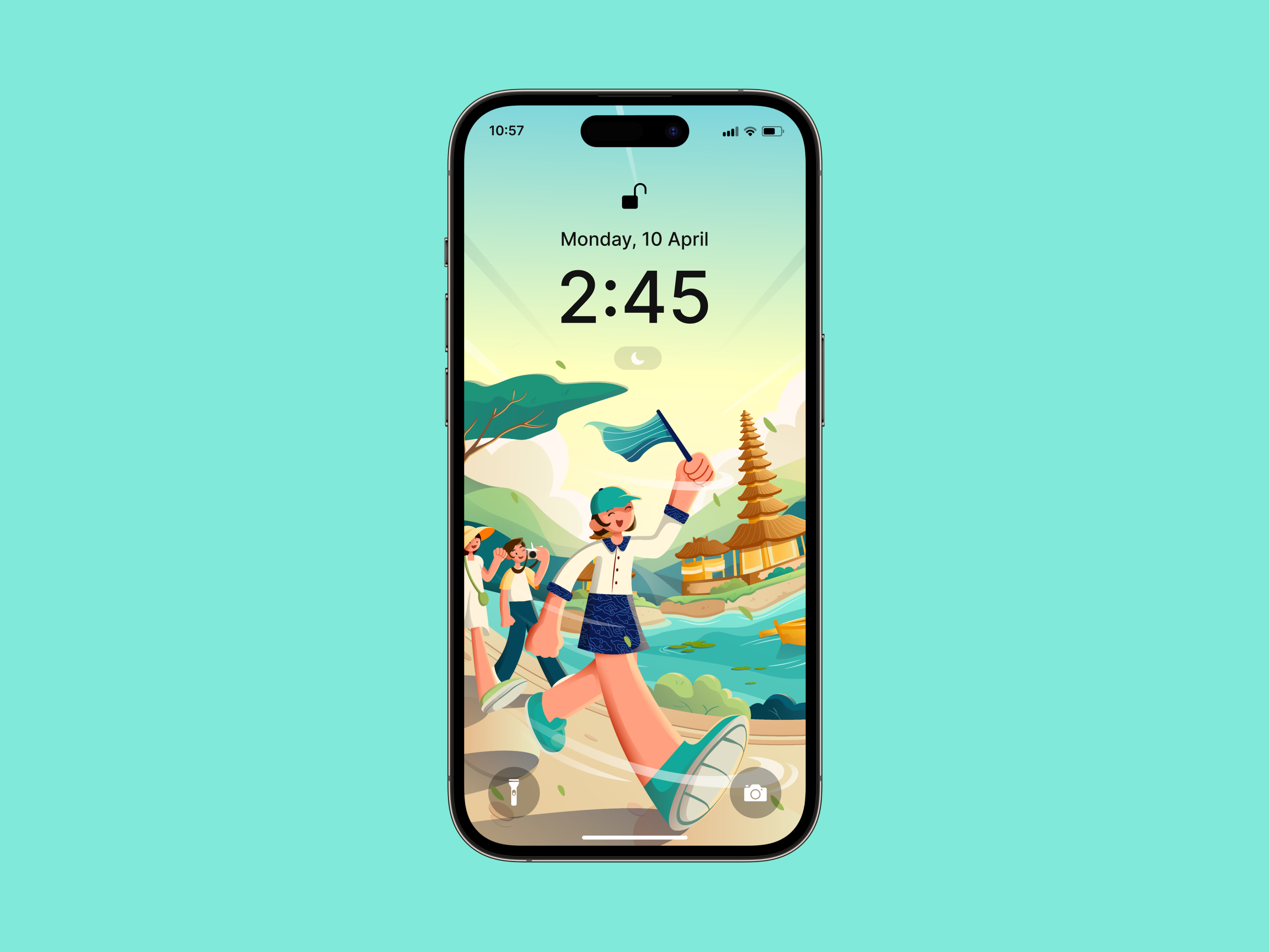 Greeny Wallpaper by Adinda Hashina for monographik on Dribbble