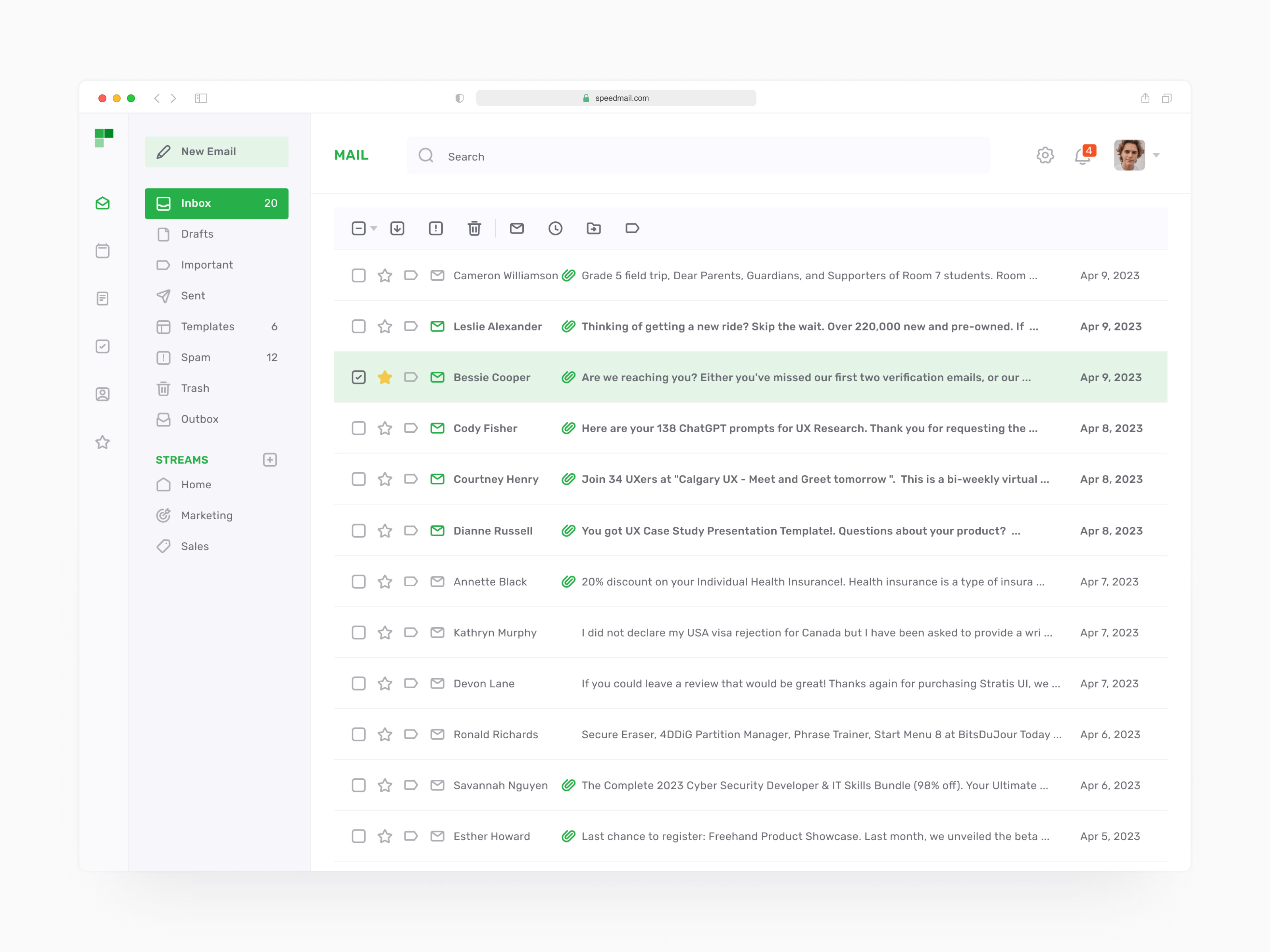Speed Mail - Mailbox Concept Application by Shahin Srowar🚀 on Dribbble