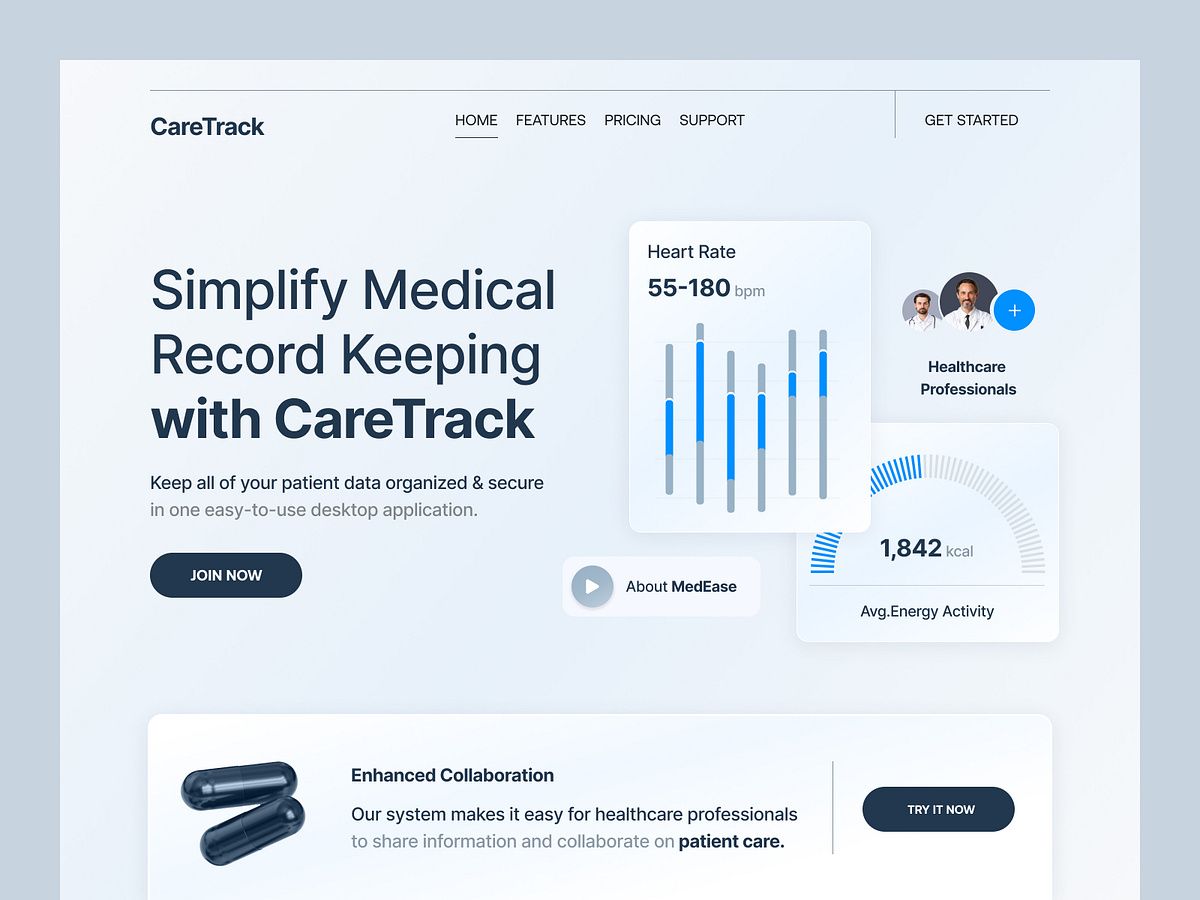 Browse thousands of Medical Record images for design inspiration | Dribbble