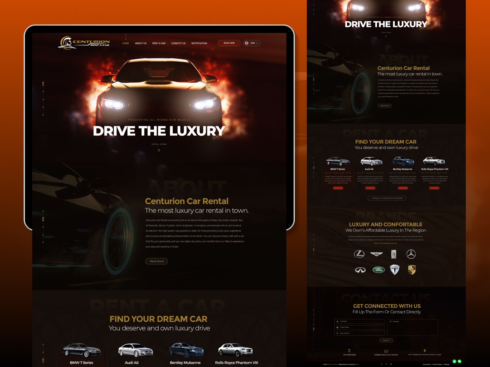 Centurion | Website | UI/UX by Branex LLC on Dribbble