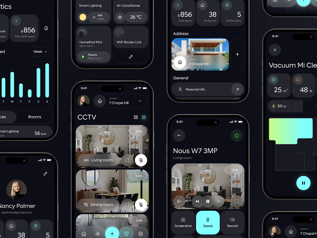 Smart Home | App Design 🏠💡 by Yelyzaveta Baranenko for LANARS on Dribbble