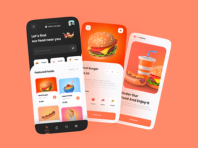 Delivery App - Light Mode by George Chichua on Dribbble