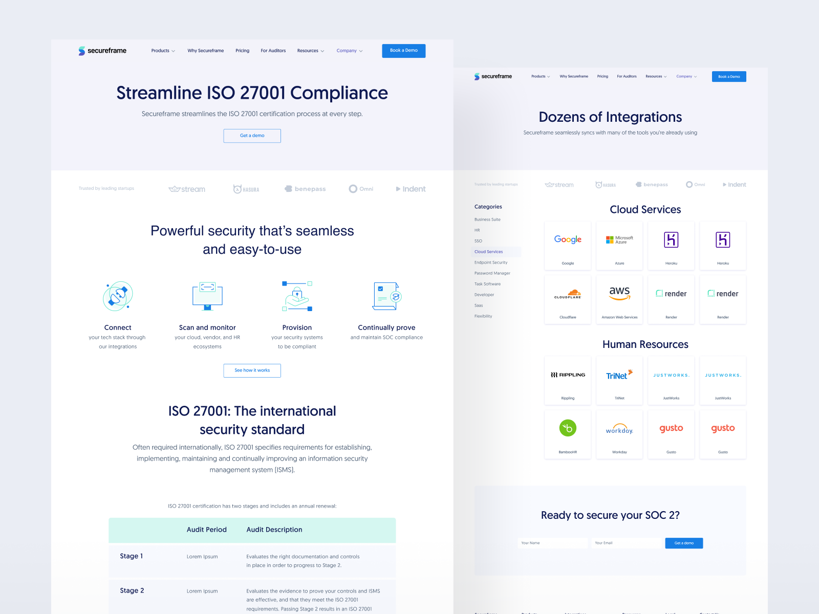 Secureframe Website - Inner Page by Ivan A Annikov for Luma Studios on ...