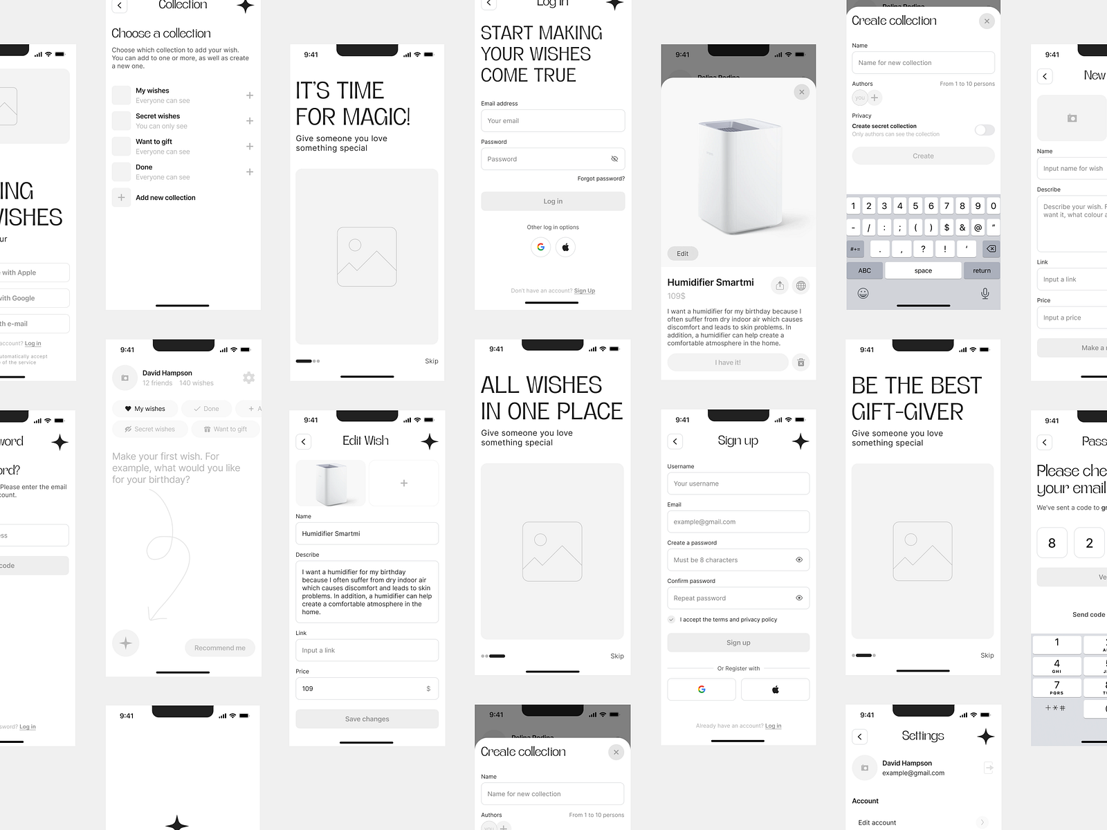 Mobile Application Wish List by Double Colon | Design and Development ...