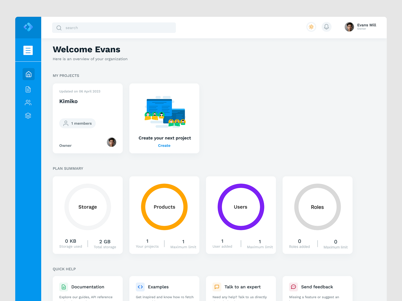 Custom management system dashboard by Silver Damigoru on Dribbble