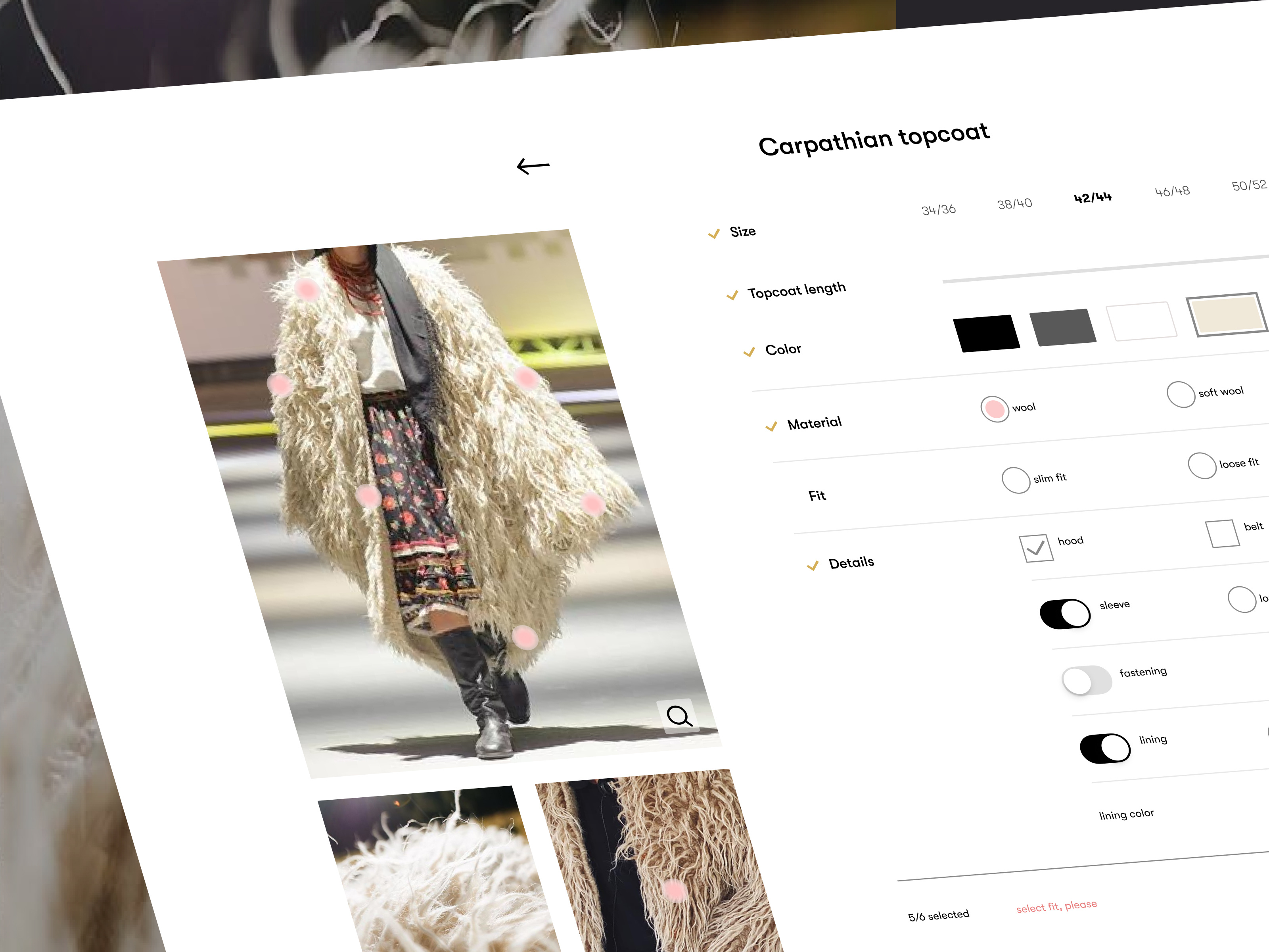 Product Customization Page by Mariia Pekna (Slasna) on Dribbble