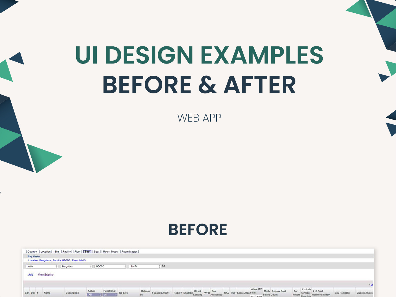 Before And After Ui Design By Ak5 On Dribbble