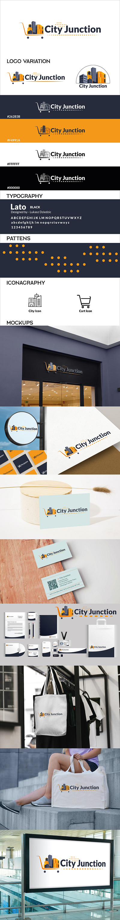City Junction Logo Design by Prajjwal Gurav on Dribbble