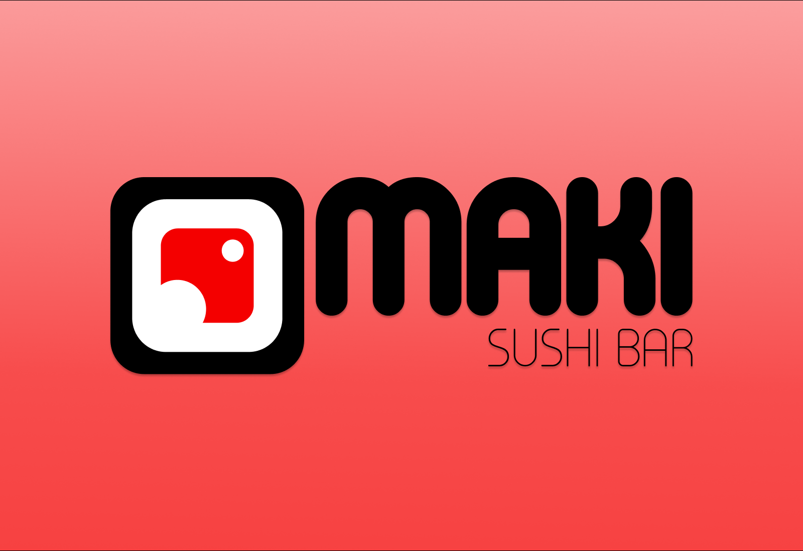 Maki Sushi Bar Logo Design by Joseph Demorizi on Dribbble